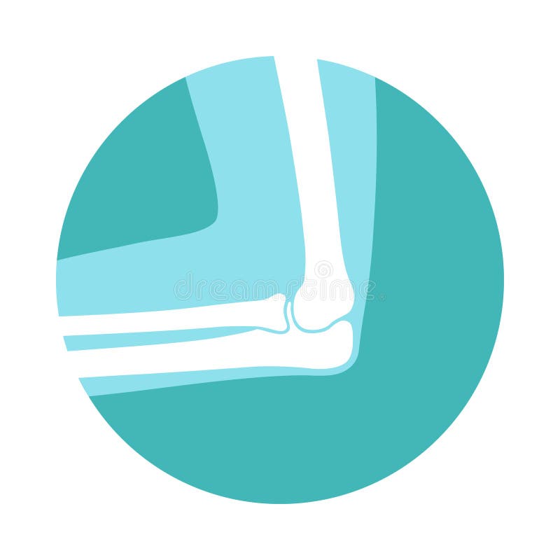 Elbow joint icon stock vector. Illustration of elbow - 189233534