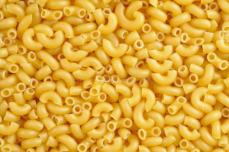 Elbow macaroni pasta stock image. Image of texture, healthy - 37381159