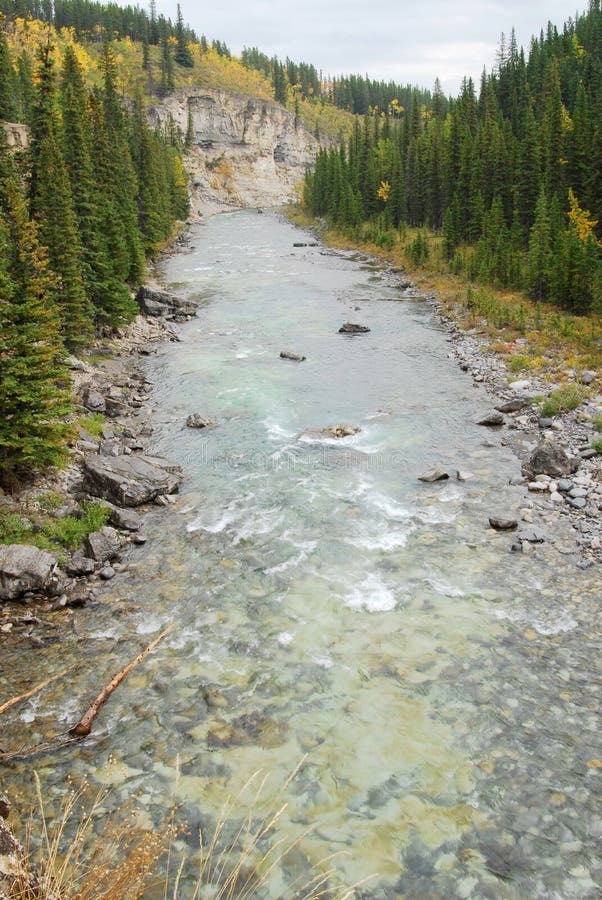 Elbow River Valley in Autumn Stock Photo - Image of kananaskis, outdoor ...