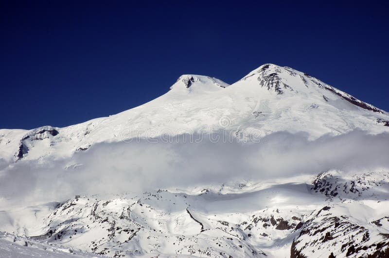 Elbrus stock image. Image of caucasus, winter, mountains - 7887985