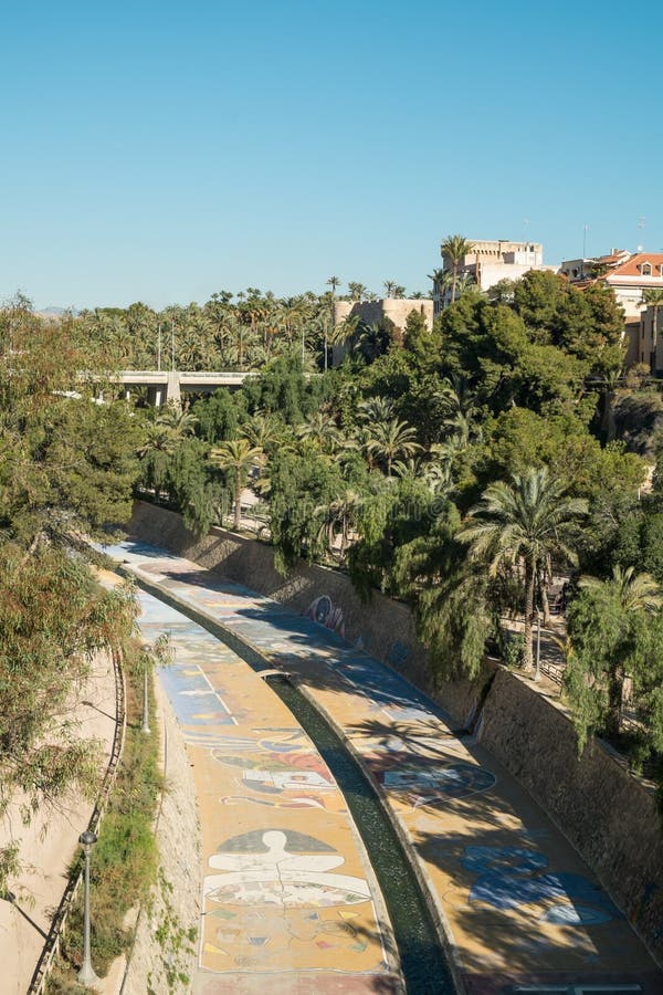 Elche Elx Alicante El Palmeral Palm Trees Park and Altamira Palace ...