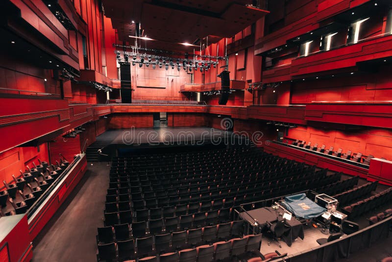 Eldborg Concert Hall Interior, Harpa, Reykjavik, Iceland Stock Photo ...