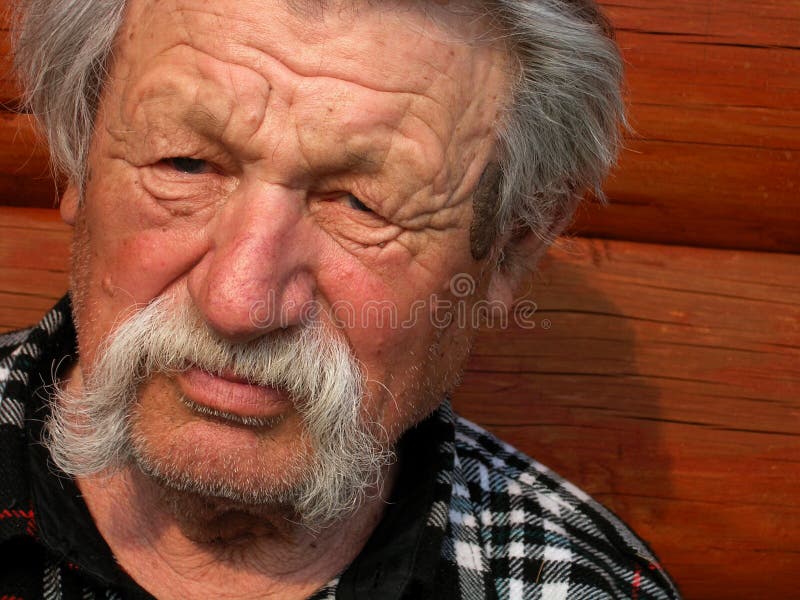 Elder man stock photo. Image of face, consideration, adult - 730366