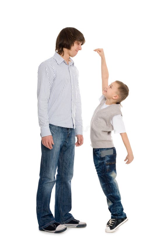Elder and younger brothers stock photo. Image of male - 22800698