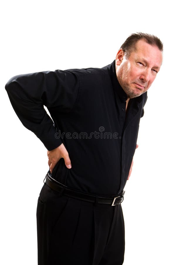 Elderly Back Pain stock image. Image of adjustment, elderly - 25637629