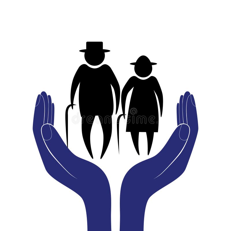 Caring For The Elderly Clipart