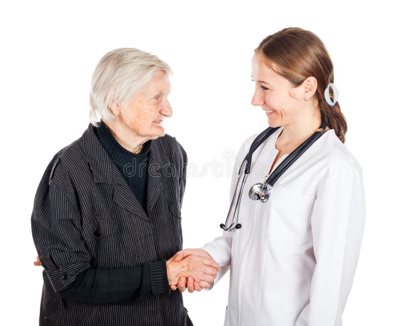 Elderly care stock image. Image of home, helpful, doctor - 38168329