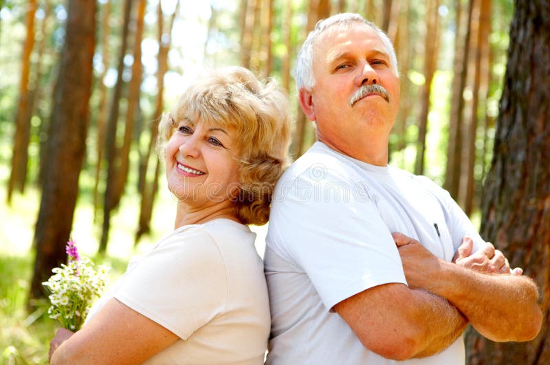 Youthful Middle Aged Couple Selfie Stock Image Image Of Goofy