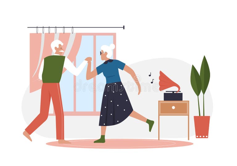 Dancing Senior Stock Illustrations 1 773 Dancing Senior Stock