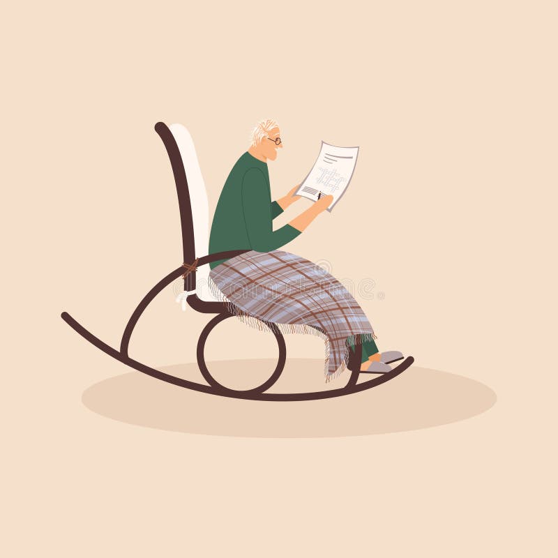 Grandpa Rocking Chair Stock Illustrations 77 Grandpa Rocking Chair
