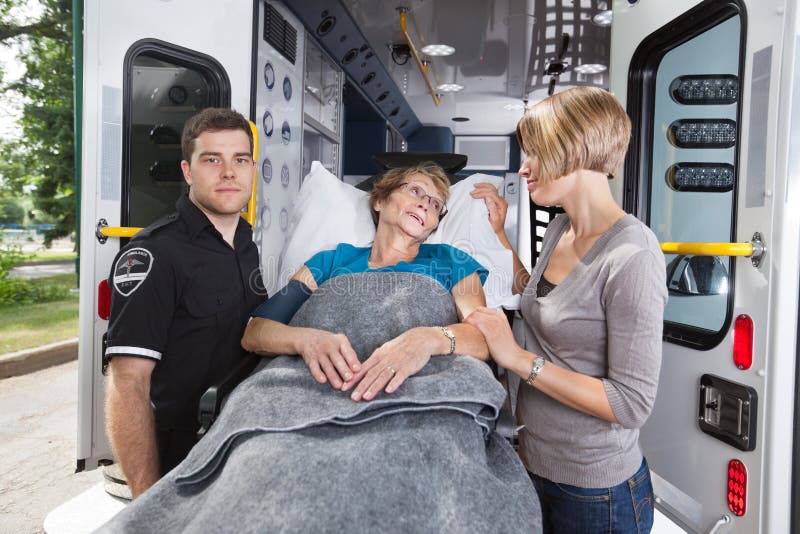 Elderly Emergency Care Royalty Free Stock Image - Image: 21447986