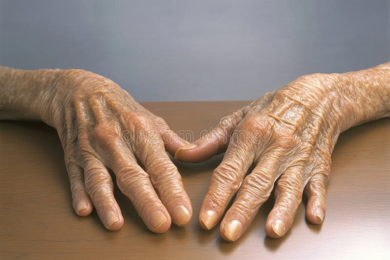 Elderly Hands Resting on a Table Reveal the Hidden Challenges of ...