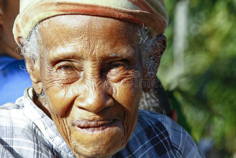 Elderly Malagasy Woman Portrait Stock Image - Image of 7079, lifestyles ...