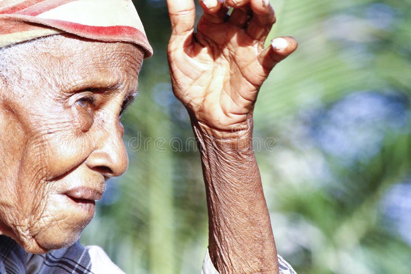 Elderly Malagasy Woman Portrait Stock Image - Image of malagasy ...