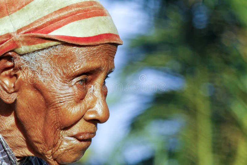 Elderly Malagasy Woman Portrait Stock Image - Image of africa ...