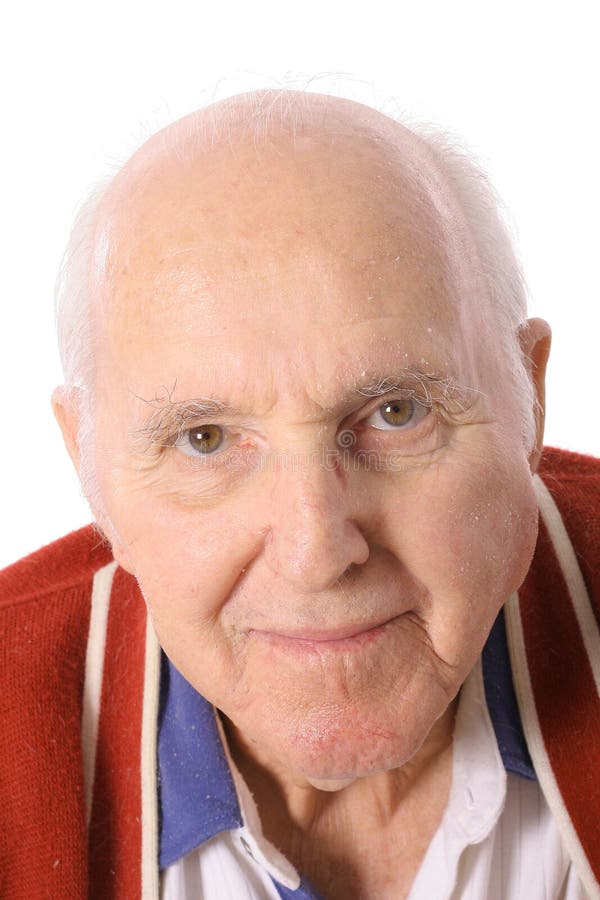 Elderly man headshot stock image. Image of love, handicap - 3979789