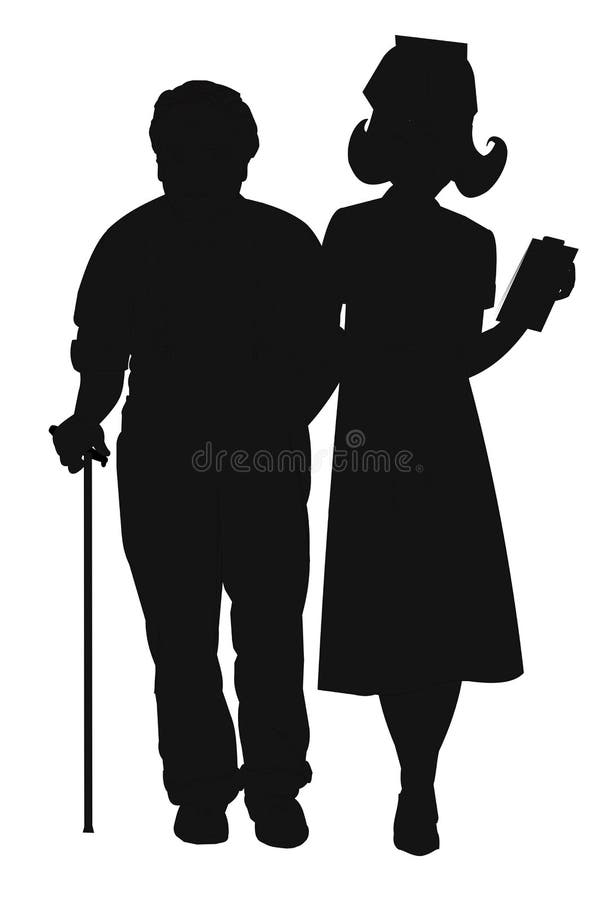 Elderly Man With Nurse Helper Stock Photo - Image: 53699936 Elderly Man With Nurse Helper Stock Photo - Image: 53699936