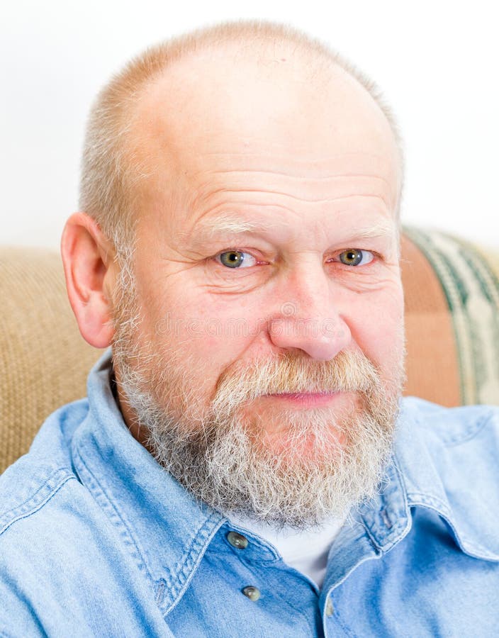 Elderly man stock photo. Image of home, hair, beautiful - 48934950