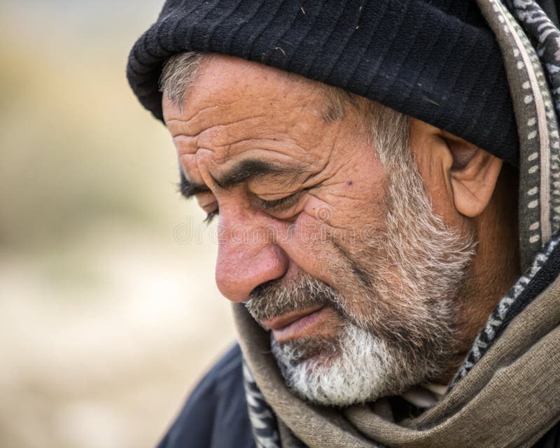 Elderly Middle Eastern Man in Traditional Clothes Editorial Stock Photo ...