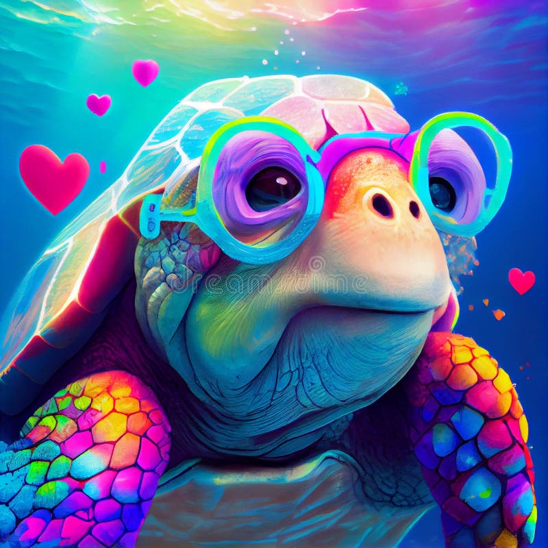 Cartoon Hearts Turtle Stock Illustrations – 63 Cartoon Hearts Turtle ...