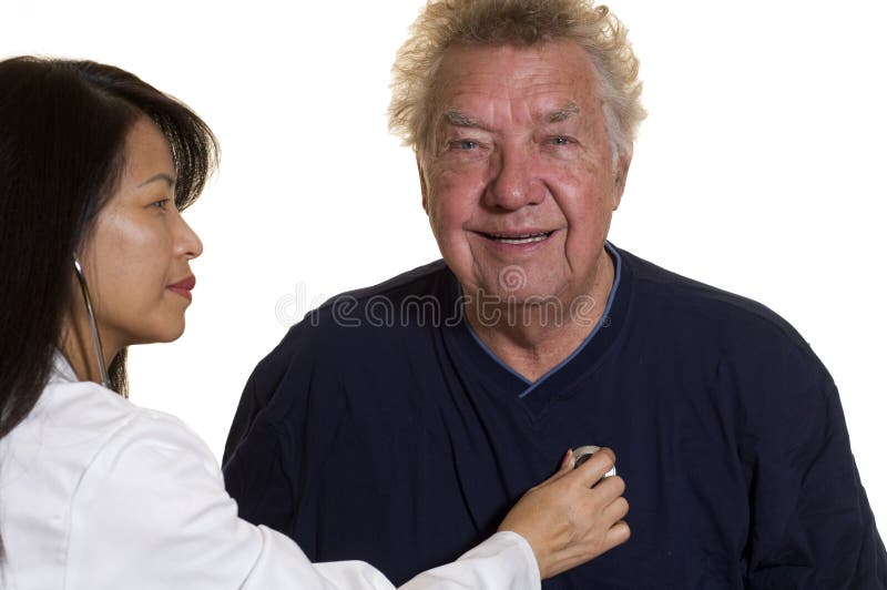 Elderly patient check up stock photo. Image of crippled - 18212118