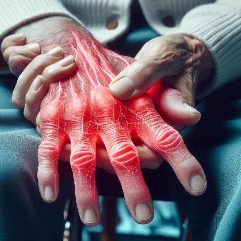 Elderly Patientâ€™s Hand Displaying Symptoms of Peripheral Neuropathy ...