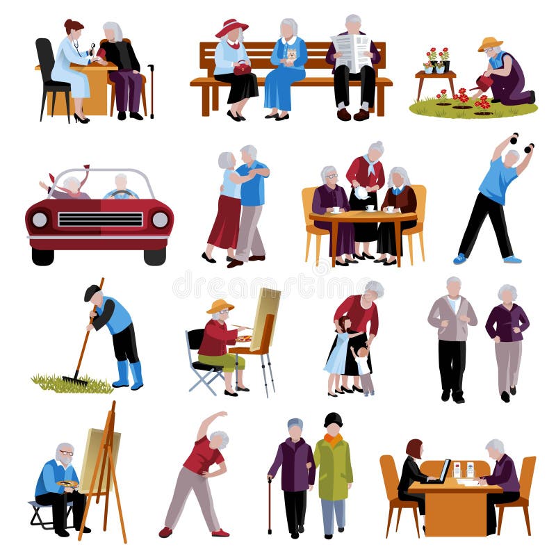 Elderly Stock Illustrations – 142,684 Elderly Stock Illustrations ...