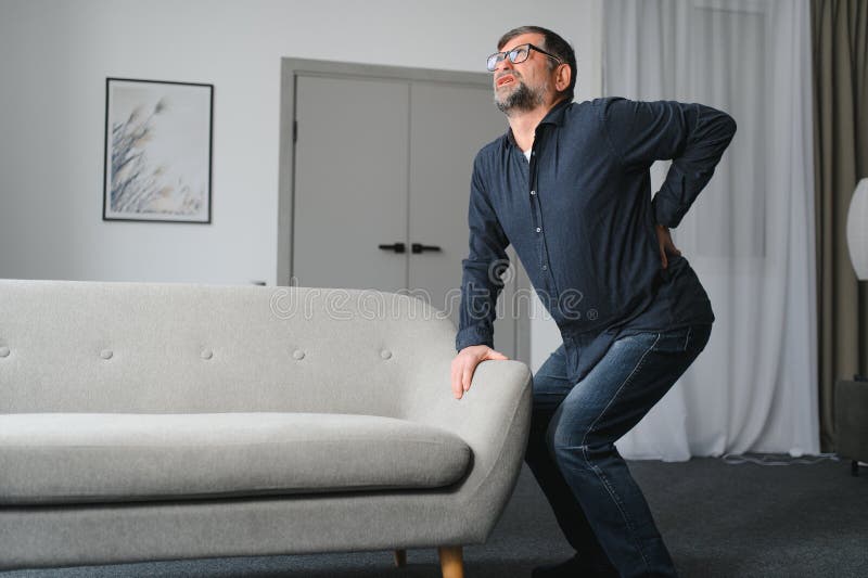 Elderly People with Lower Back Pain Stock Photo - Image of chinese ...