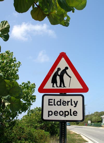 Elderly people sign stock image. Image of pensioner, pension - 10607273