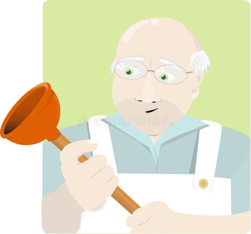 Balding Plumber Stock Illustrations – 1 Balding Plumber Stock ...