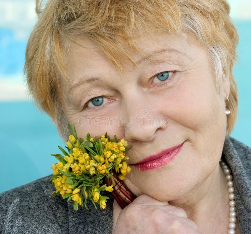 Beautiful Blonde Blue Eyed Mature Woman Stock Photos - Free & Royalty ...