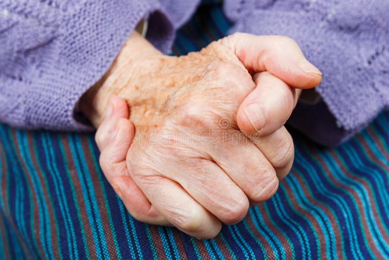 Elderly woman hands stock photo. Image of cripple, disability - 94579200