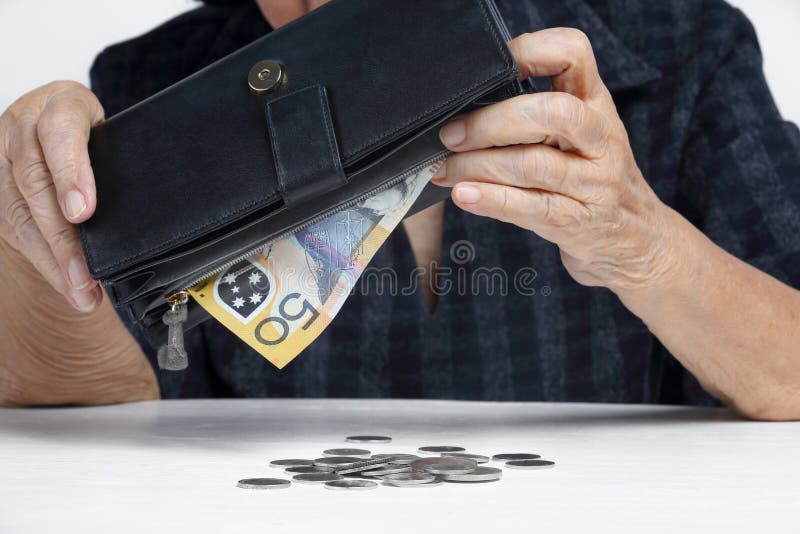 Elderly Woman Having Financial Problems Stock Image - Image of finance ...