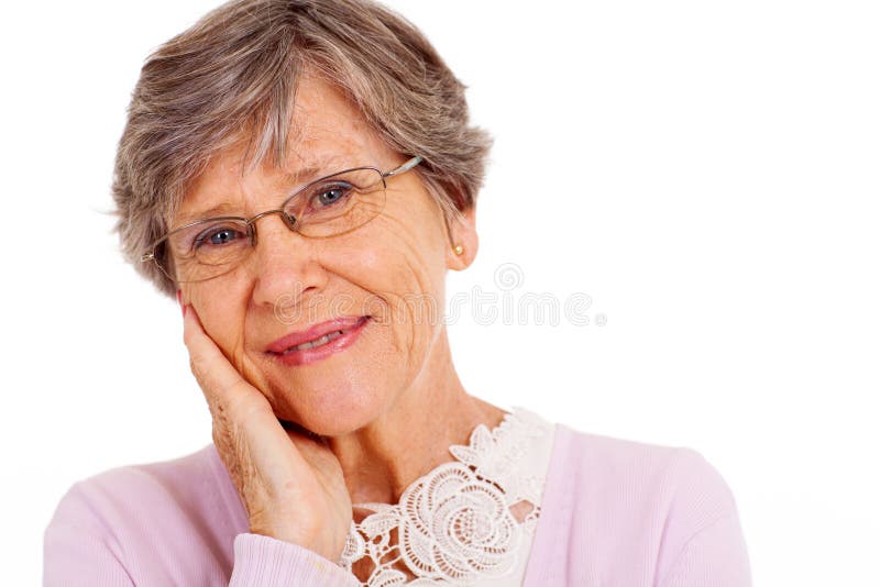 Elderly woman headshot stock photo. Image of beauty, adult - 28885934