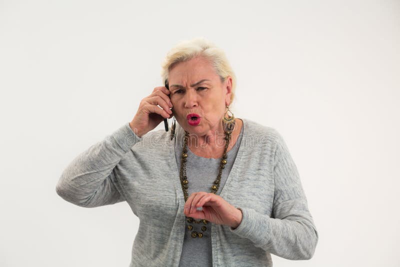 8,181 Old Lady Mobile Phone Stock Photos - Free & Royalty-Free Stock ...