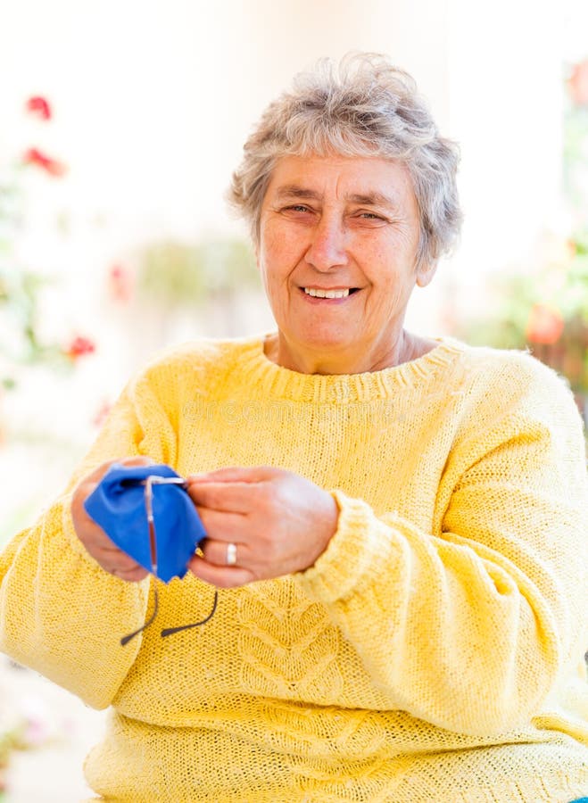 Elderly woman stock photo. Image of grandparent, cared - 34213310