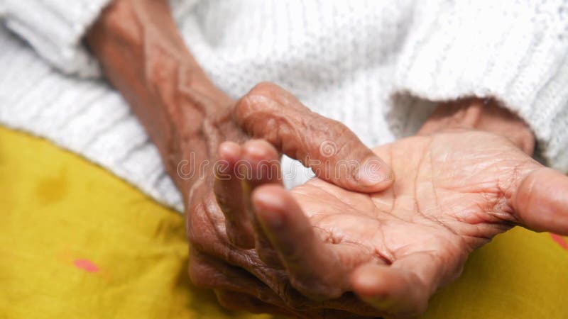 Elderly Woman Suffering from Pain. Stock Video - Video of wrist ...