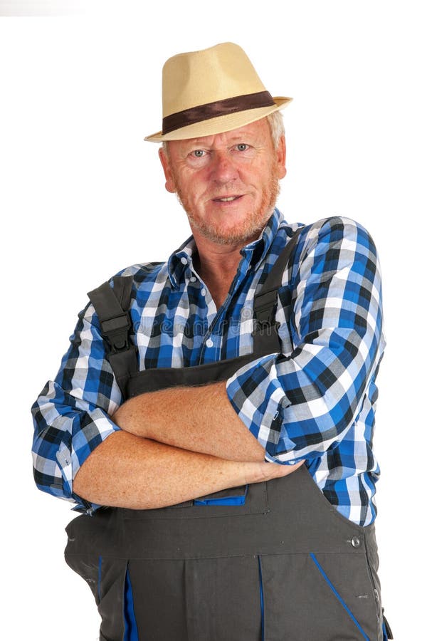 Elderly work man stock photo. Image of shirt, carpenter - 26646886