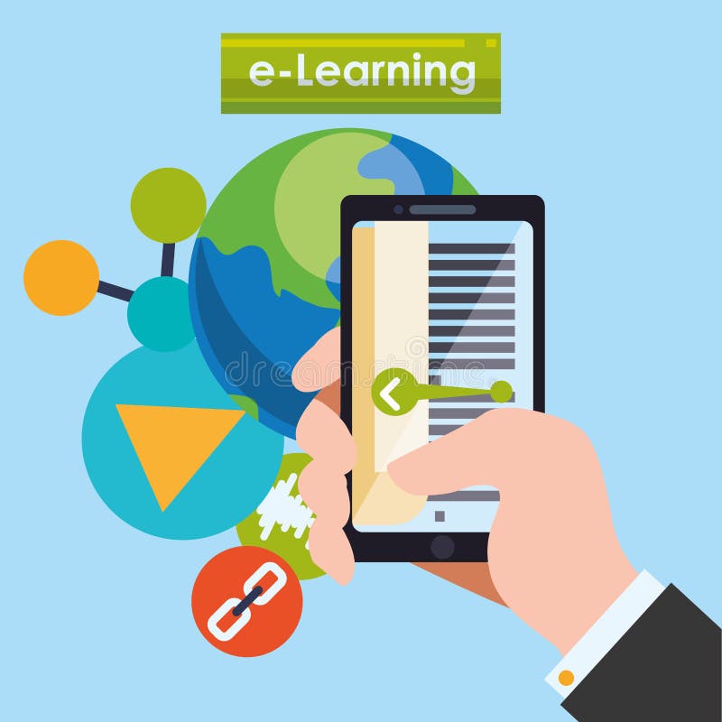 Elearning and Education Design Stock Vector - Illustration of science ...