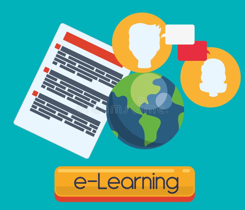 Elearning and Education Design Stock Vector - Illustration of icon ...