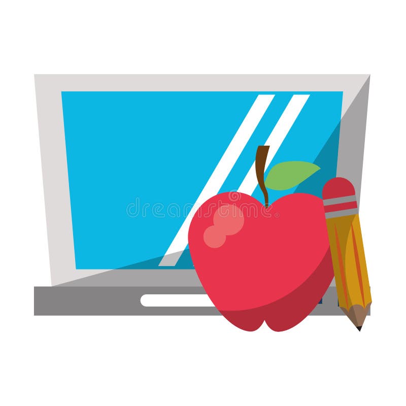 Elearning Education Symbols Stock Vector - Illustration of education ...