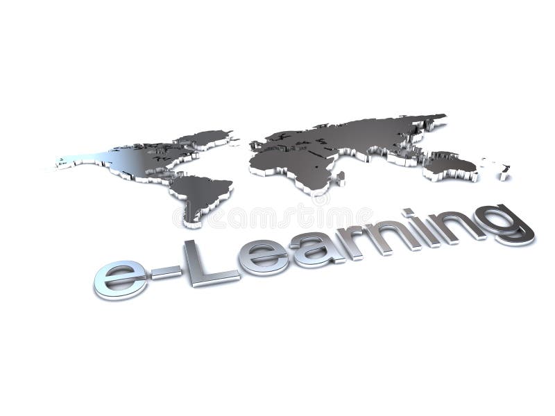 Elearning Logo for Education Stock Illustration - Illustration of ...