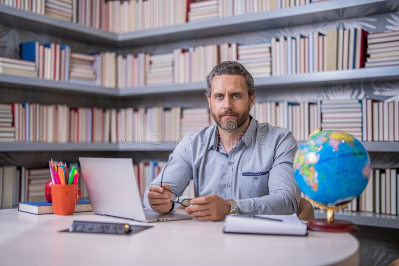 Elearning Remote Education Online with School Millenial Teacher by ...