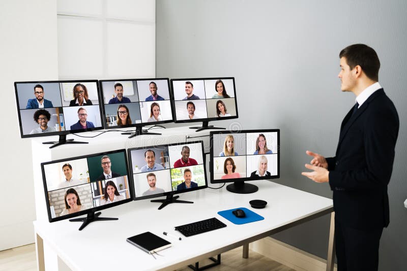 Elearning Training Presentation Stock Image - Image of executive ...