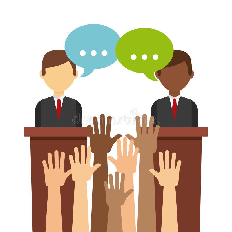 Elecciones democráticas ilustración del vector. Ilustración de ...