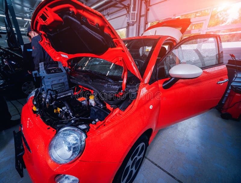 474 Electric Car Open Hood Stock Photos - Free & Royalty-Free Stock ...