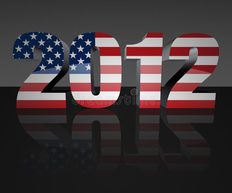 Election 2012 stock illustration. Illustration of stripes - 24897088