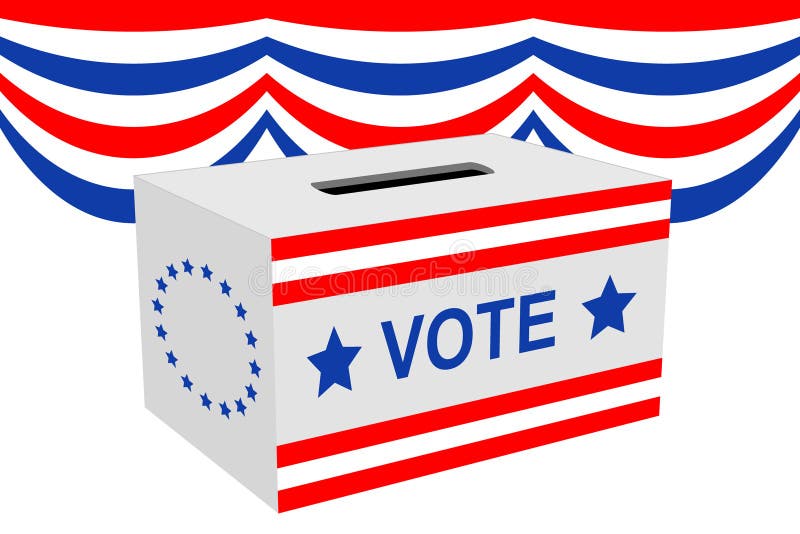 Election Ballot Box stock vector. Illustration of banner - 6472470
