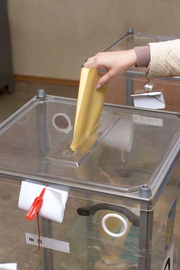 Election: Ballot Box and Hand Stock Photo - Image of campaigning ...