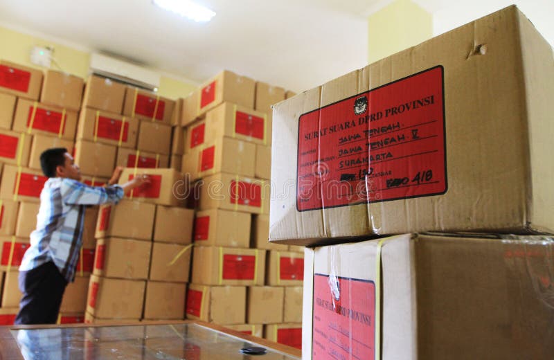 Election box editorial stock photo. Image of pemilu, solo - 38591578